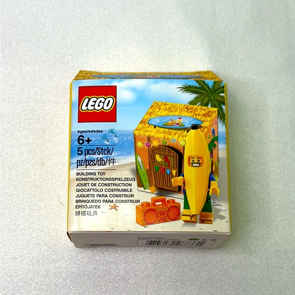 Lego | Toys | Lego Luau Party Banana Guy Man Minifigure Bar Tiki Hut ...